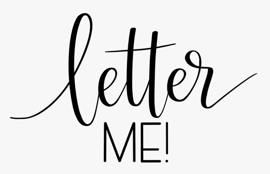 Letter Me Calligraphy, HD Png Download , Transparent Png Image - PNGitem
