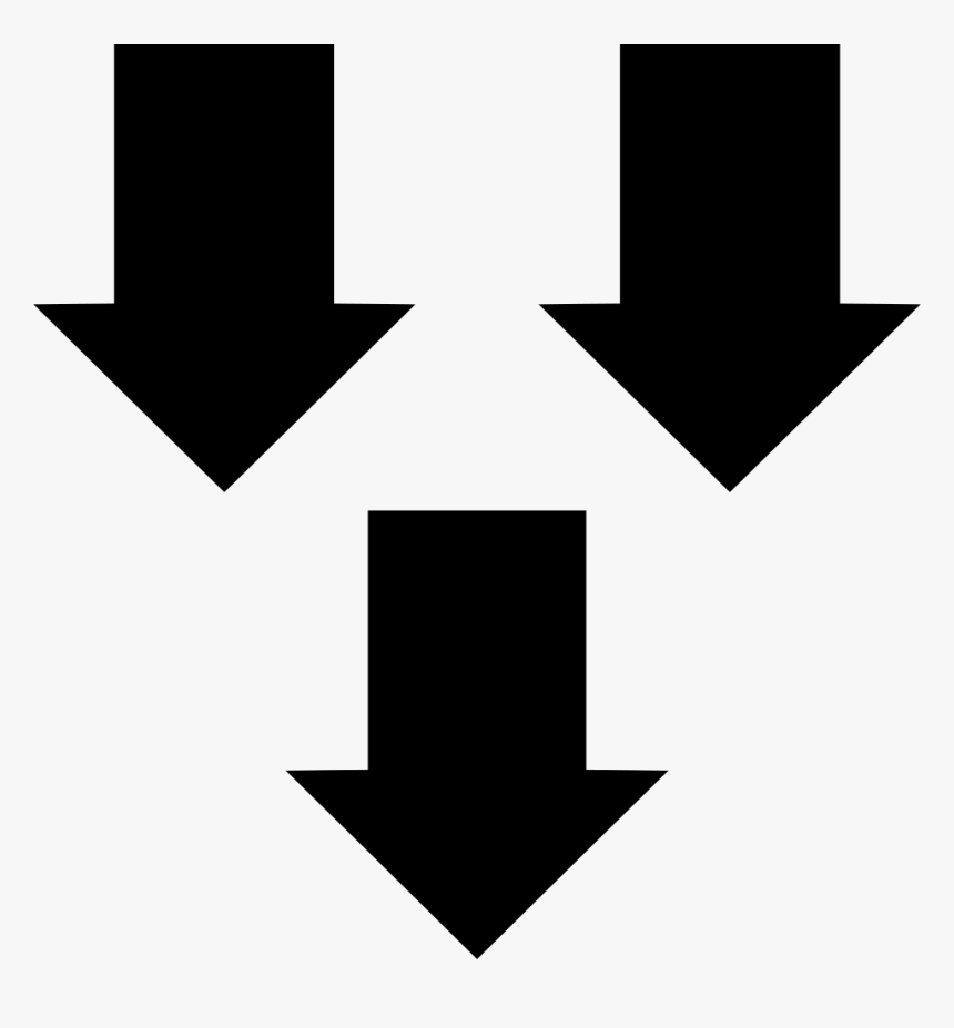 Three Arrows Down Shopping Sales - Job Security Union, HD Png Download ...