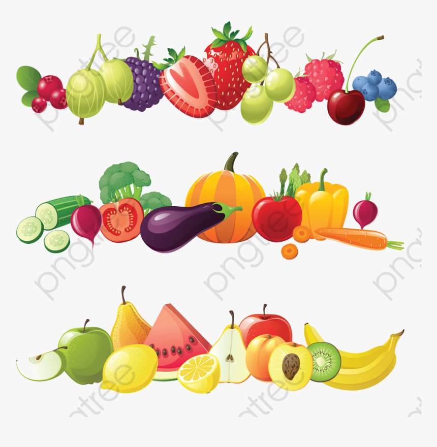 Fruits And Vegetables Clipart Stock Image - Fruits And Vegetables ...