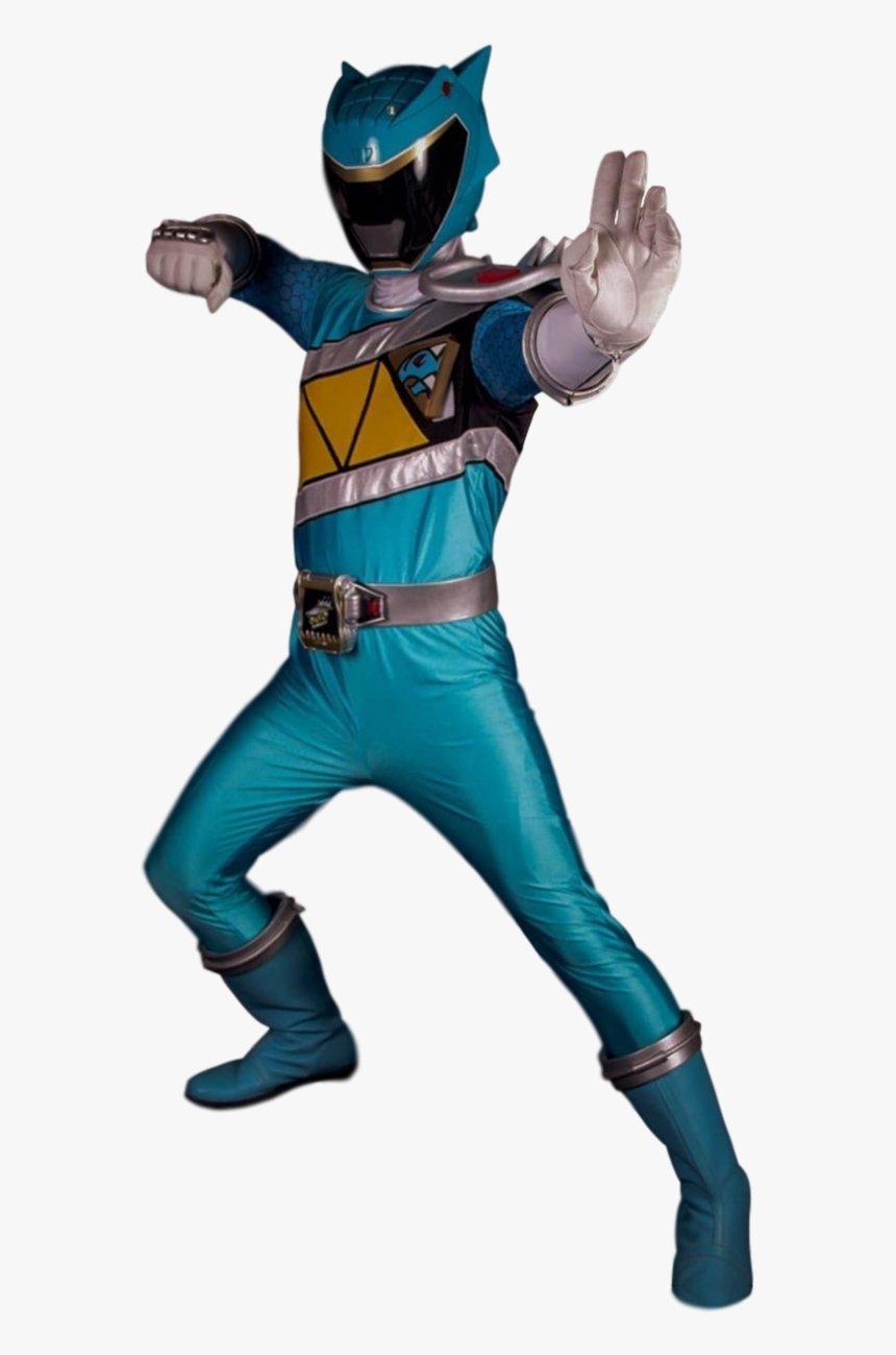 Power Rangers Dino Supercharge Costume Aqua, HD Png Download ...