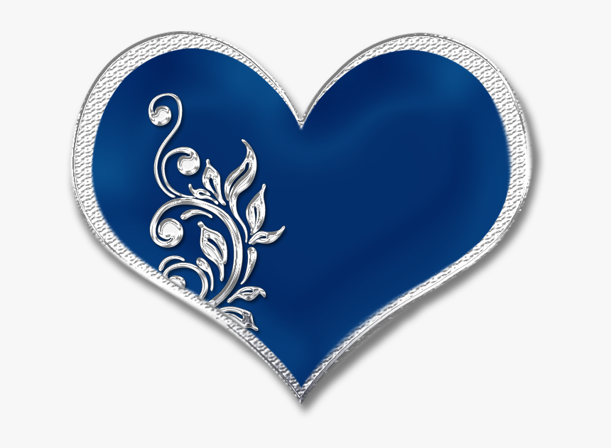 Blue Heart By Placid85 - Transparent Background Blue Heart, HD Png ...
