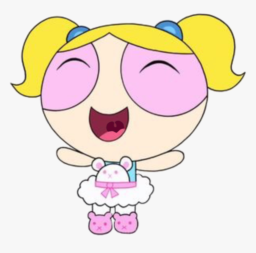 Powerpuff Girls Bubbles Happy