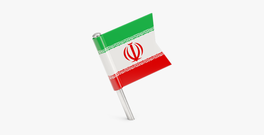 Square Flag Pin - Iran, HD Png Download , Transparent Png Image - PNGitem
