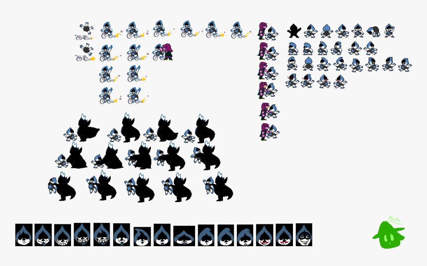 Lancer Deltarune Face Sprites, HD Png Download , Transparent Png Image ...
