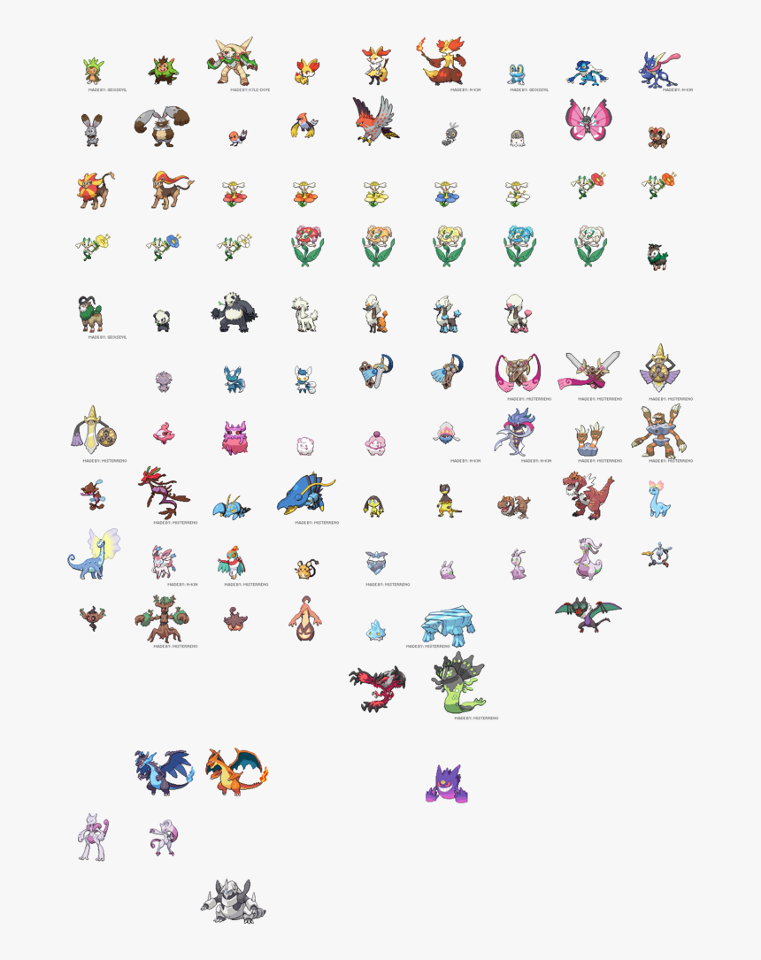 Legendary Fakemon Sprites