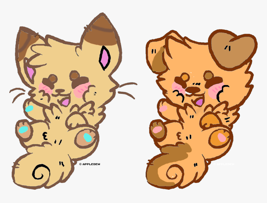 Chibi Wolf And Adoption - Cute Kawaii Wolf Art, HD Png Download ...