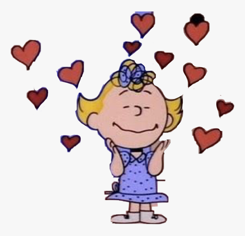 Sally Charlie Brown Hearts, HD Png Download , Transparent Png Image ...