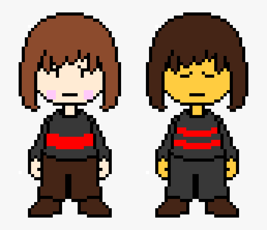 Undertale Pixel Art Chara, HD Png Download , Transparent Png Image ...