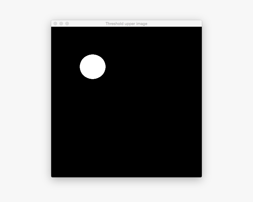 Upper Red Hue Range - White Circle In Black Square, HD Png Download ...