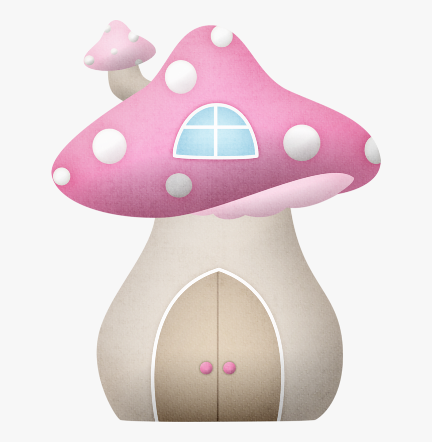 Toadstool House Clipart Image