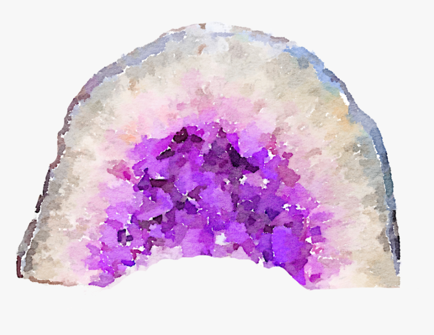 Geode Watercolor Png, Transparent Png , Transparent Png Image - PNGitem