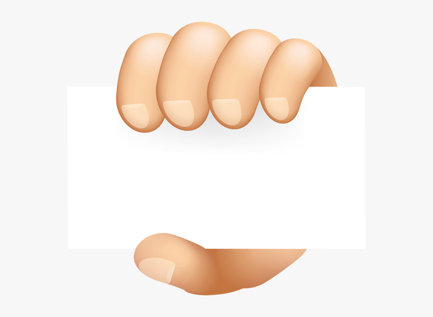 Hand Holding Note Clip Art, HD Png Download , Transparent Png Image ...