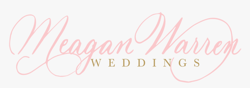 Meagan Warren Weddings Logo - Calligraphy, HD Png Download ...
