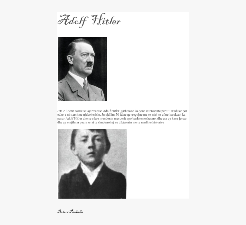 Adolf Hitler, HD Png Download , Transparent Png Image - PNGitem