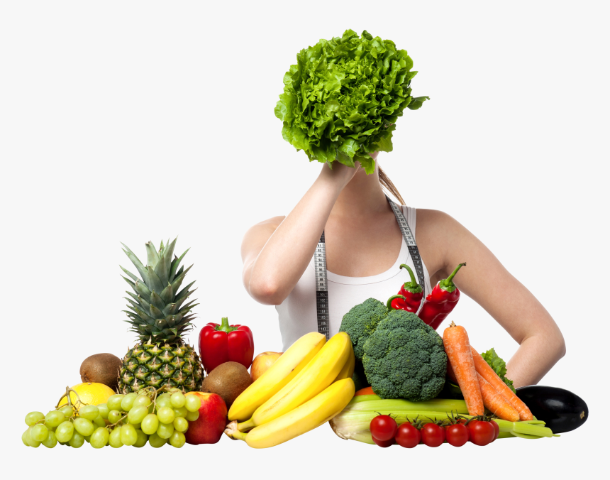 Transparent Fruits And Vegetables Png - People Posing With Food, Png ...