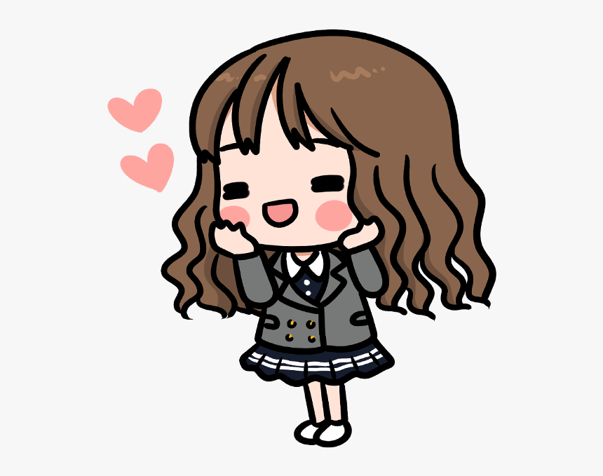 Chibi Girl Emoji Anime Girls Emojis Transparent Free, 55% OFF