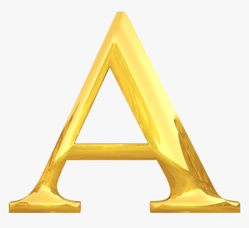 Angle,triangle,yellow - Huruf Abjad, HD Png Download , Transparent Png ...