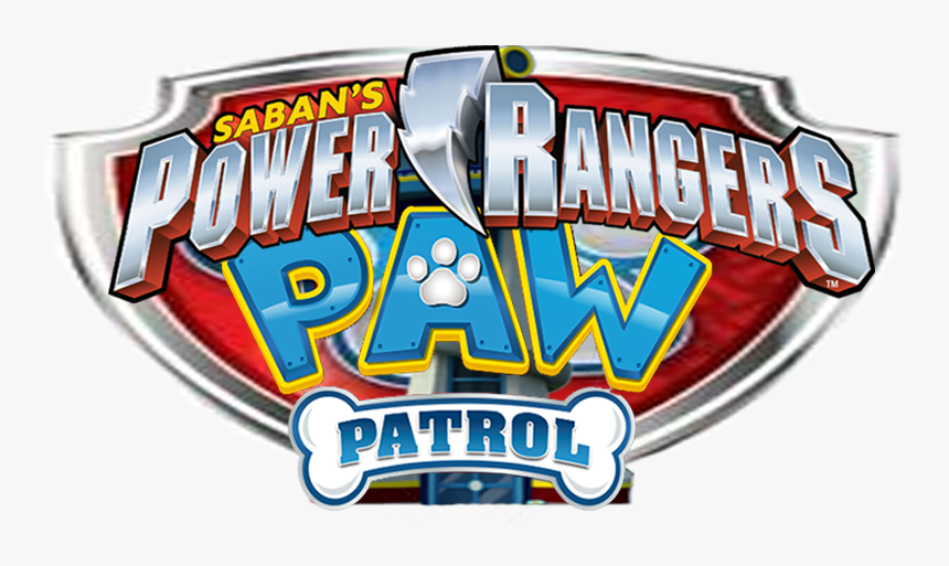 Paw Patrol Logo Clipart Clip Art Paw-patrol - Dino Charge Power Rangers ...