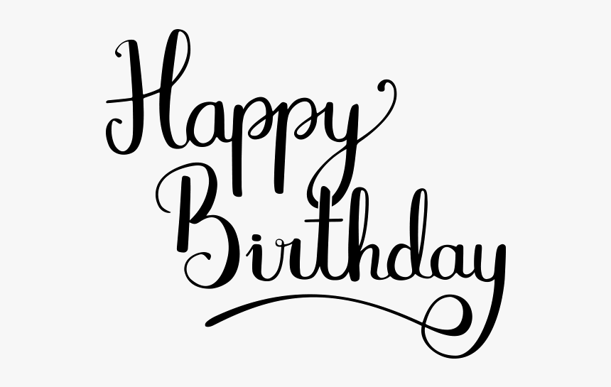 Fancy Happy Birthday Font HD Png Download Transparent Png Image 