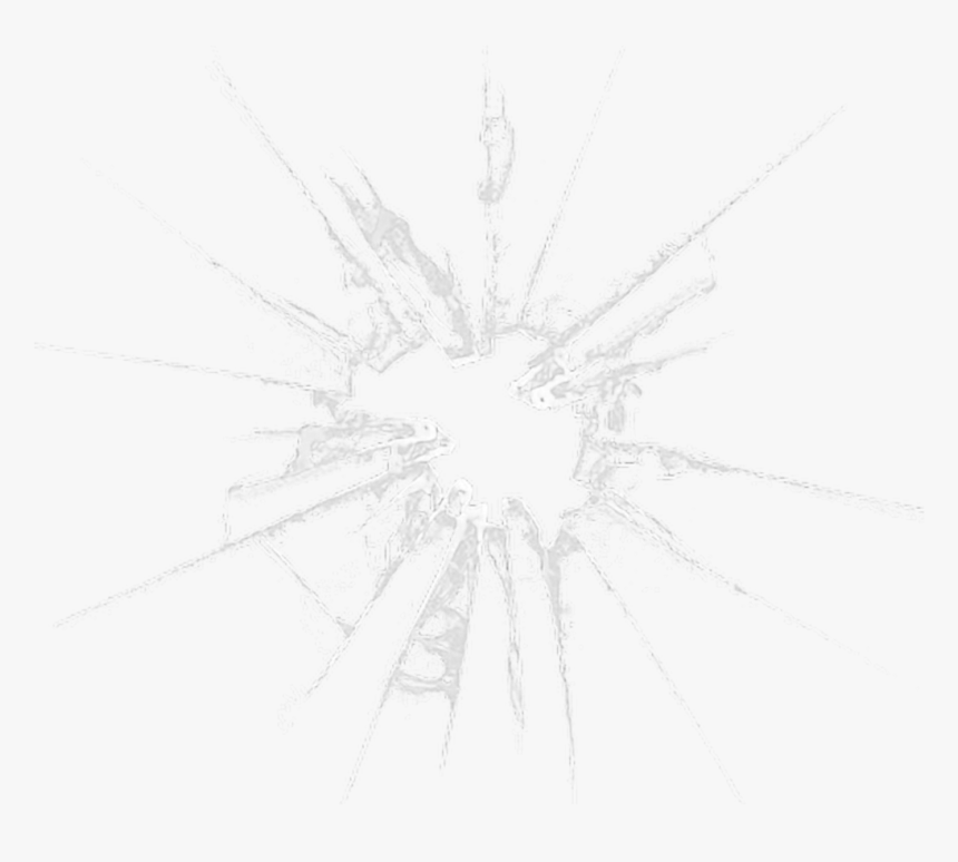 Bullet Hole Through Glass