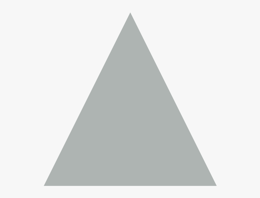 Grey Triangle, HD Png Download , Transparent Png Image - PNGitem