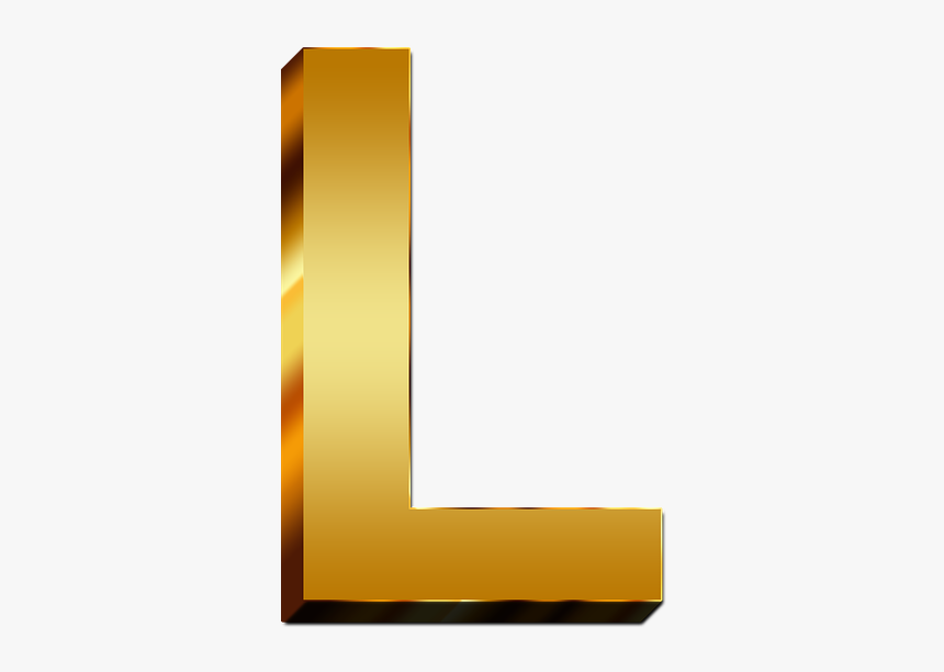 Letter L Png - Golden Letter L Png, Transparent Png , Transparent Png ...