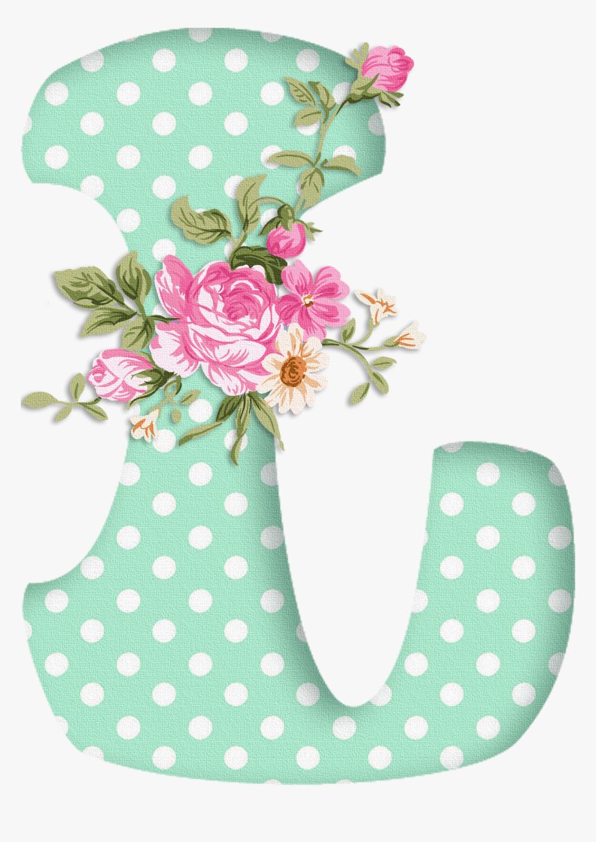 Moldes De Letras Con Flores Para Imprimir, HD Png Download ...