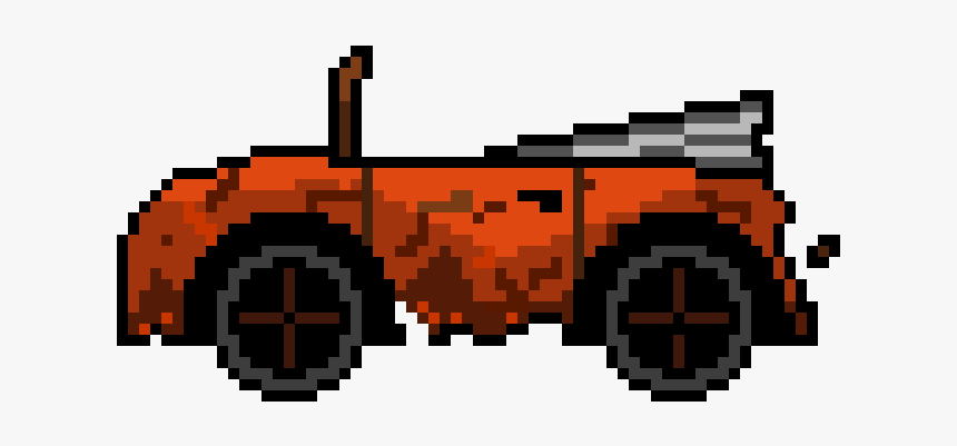 Rusty Car Pixel Art, HD Png Download , Transparent Png Image - PNGitem