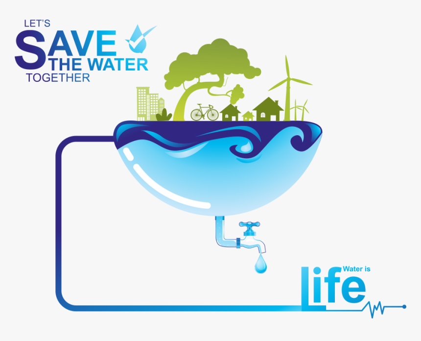Save Water Vector Png, Transparent Png , Transparent Png Image - PNGitem