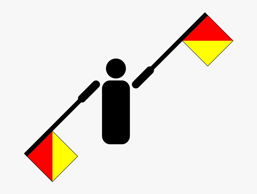 Semaphore For Letter, HD Png Download , Transparent Png Image - PNGitem