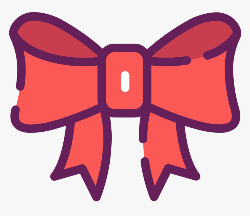 Red Christmas Bow Clip Art - Bow Border Designs, HD Png Download ...