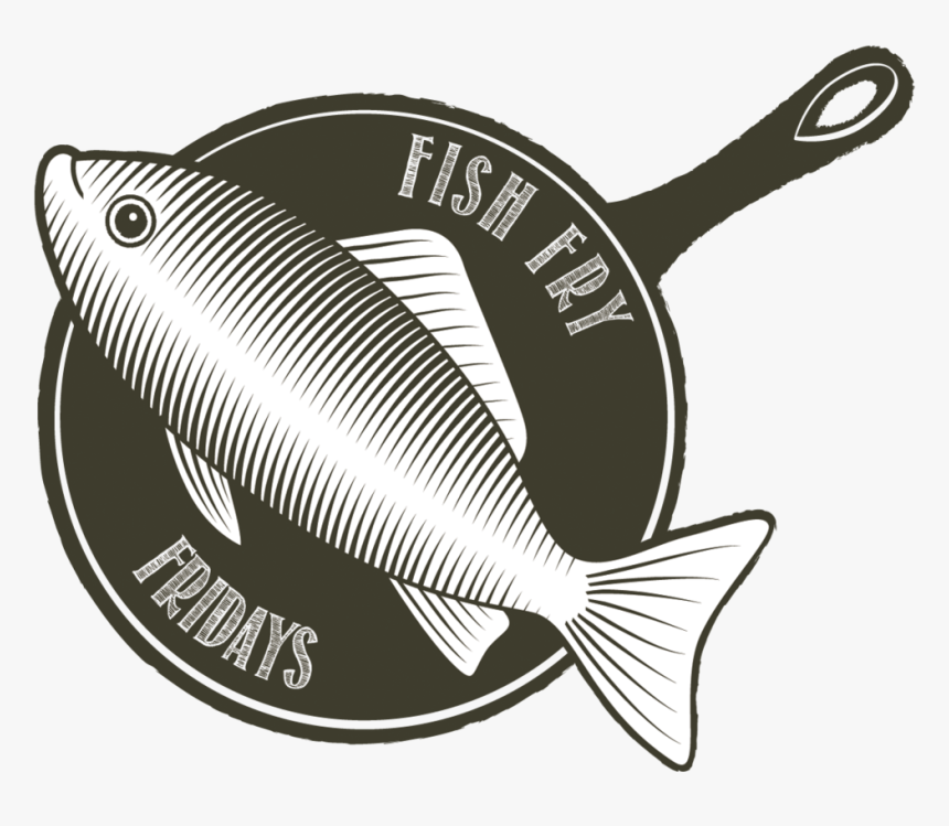 Fish Fry Fridays Skillet Graphic - Ray-finned Fish, HD Png Download ...