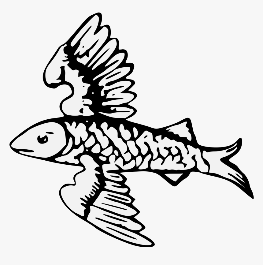 Heraldic Fish, HD Png Download , Transparent Png Image - PNGitem