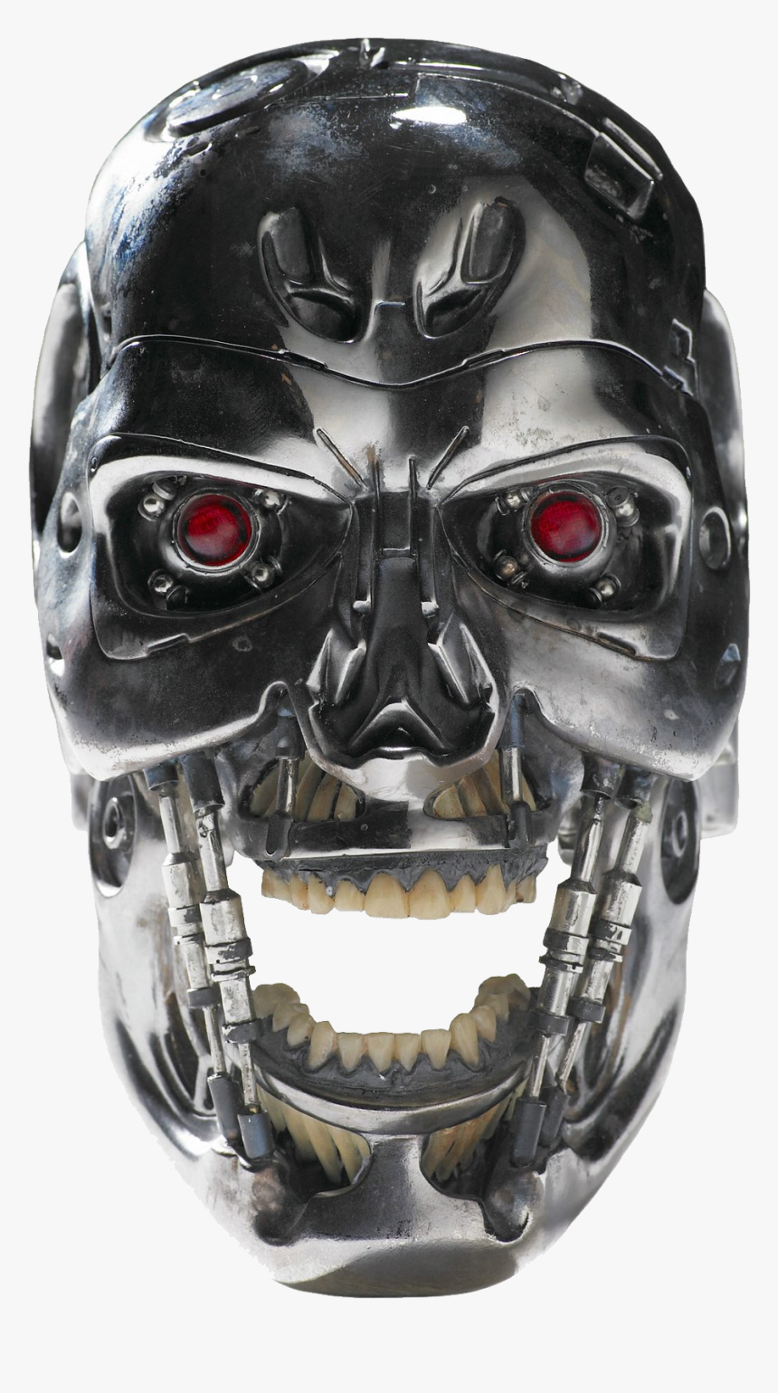 Terminator Skull Png Image - Terminator Half Face Png, Transparent Png , Transparent Png Image ...