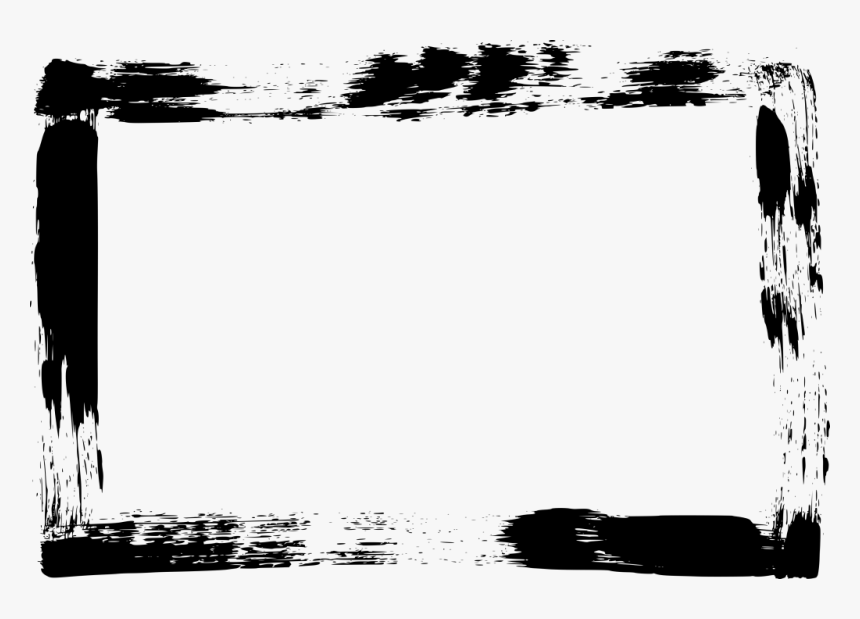 Brush Stroke Frame Png, Transparent Png , Transparent Png Image - PNGitem