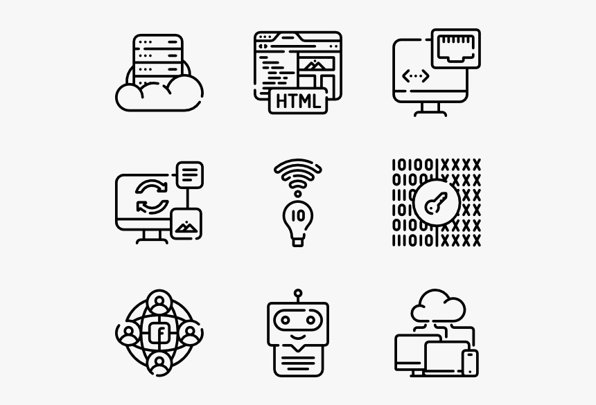 Internet Technology - Work Icon, HD Png Download , Transparent Png ...