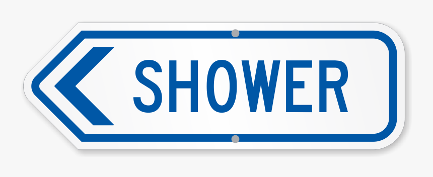 Shower Swimming Pool Sign - Sign, HD Png Download , Transparent Png ...