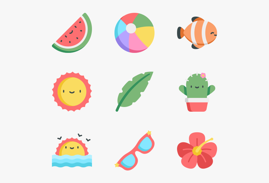 Tropical - Summer Icons Png, Transparent Png , Transparent Png Image ...