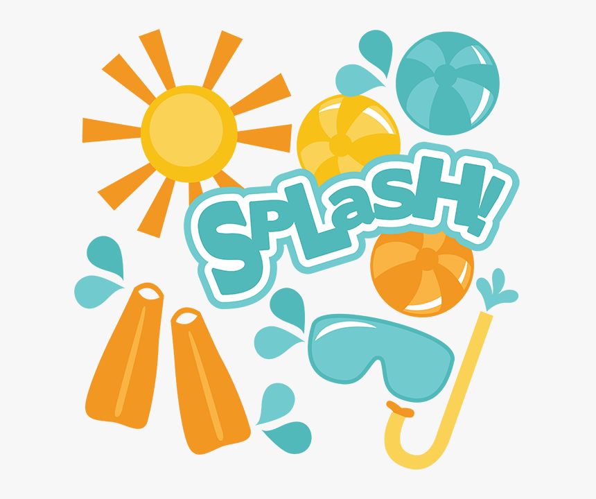 Water Splash Svg Clipart - Clip Art Splash Pad, HD Png Download ...
