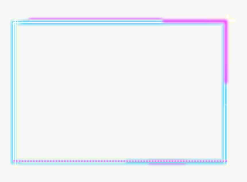 #square #neon #geometric #frame #overlay #layers #glitter, HD Png ...