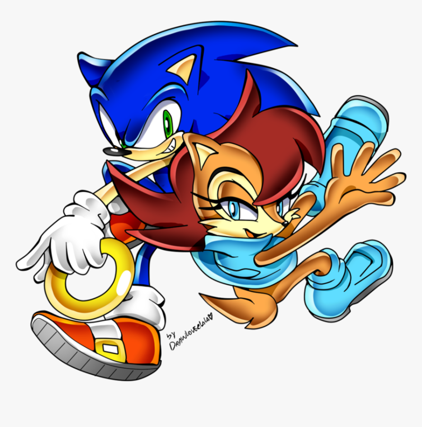 Sonic And Sally, HD Png Download , Transparent Png Image - PNGitem