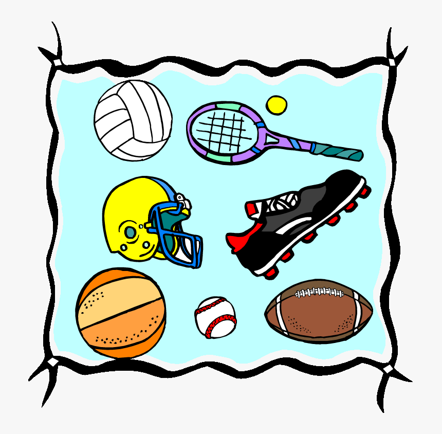 Pe Sports Equipment Clip Art - Teacher Lunch Clip Art, HD Png Download ...