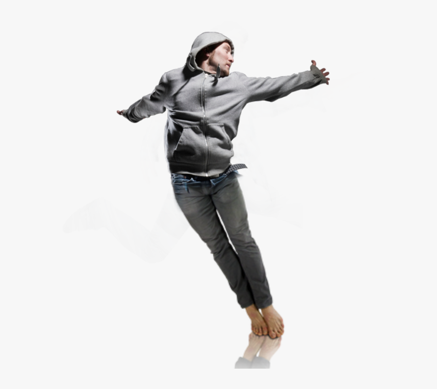#ftestickers #man #standing #falling #hoodie, HD Png Download ...