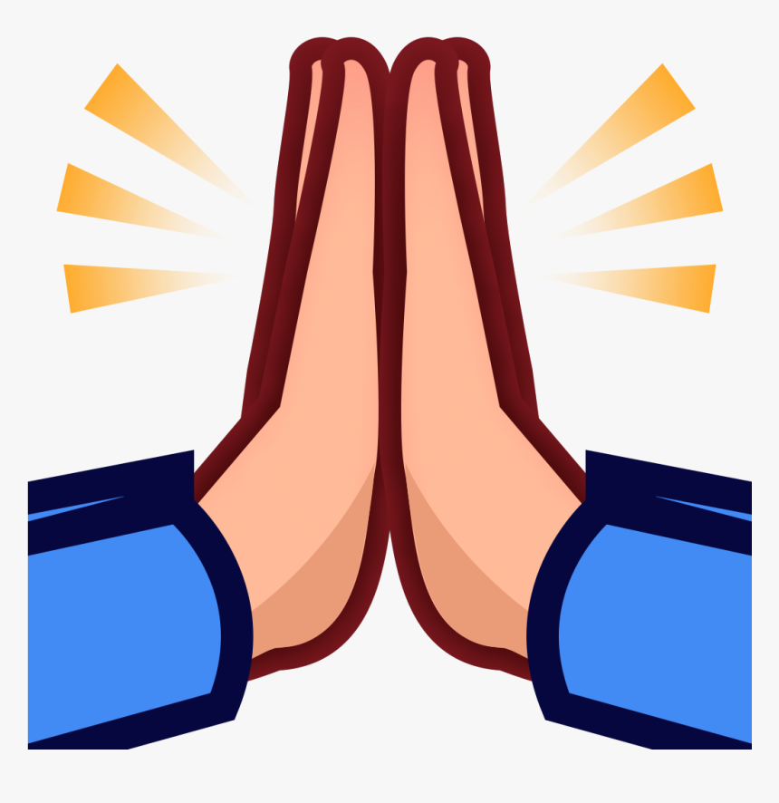 Emoji Praying Hands Prayer High Five Emoticon - Emoticon High Five Png, Transparent Png ...