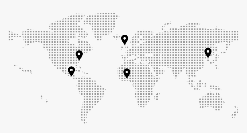 Worldmap - Monochrome, HD Png Download , Transparent Png Image - PNGitem