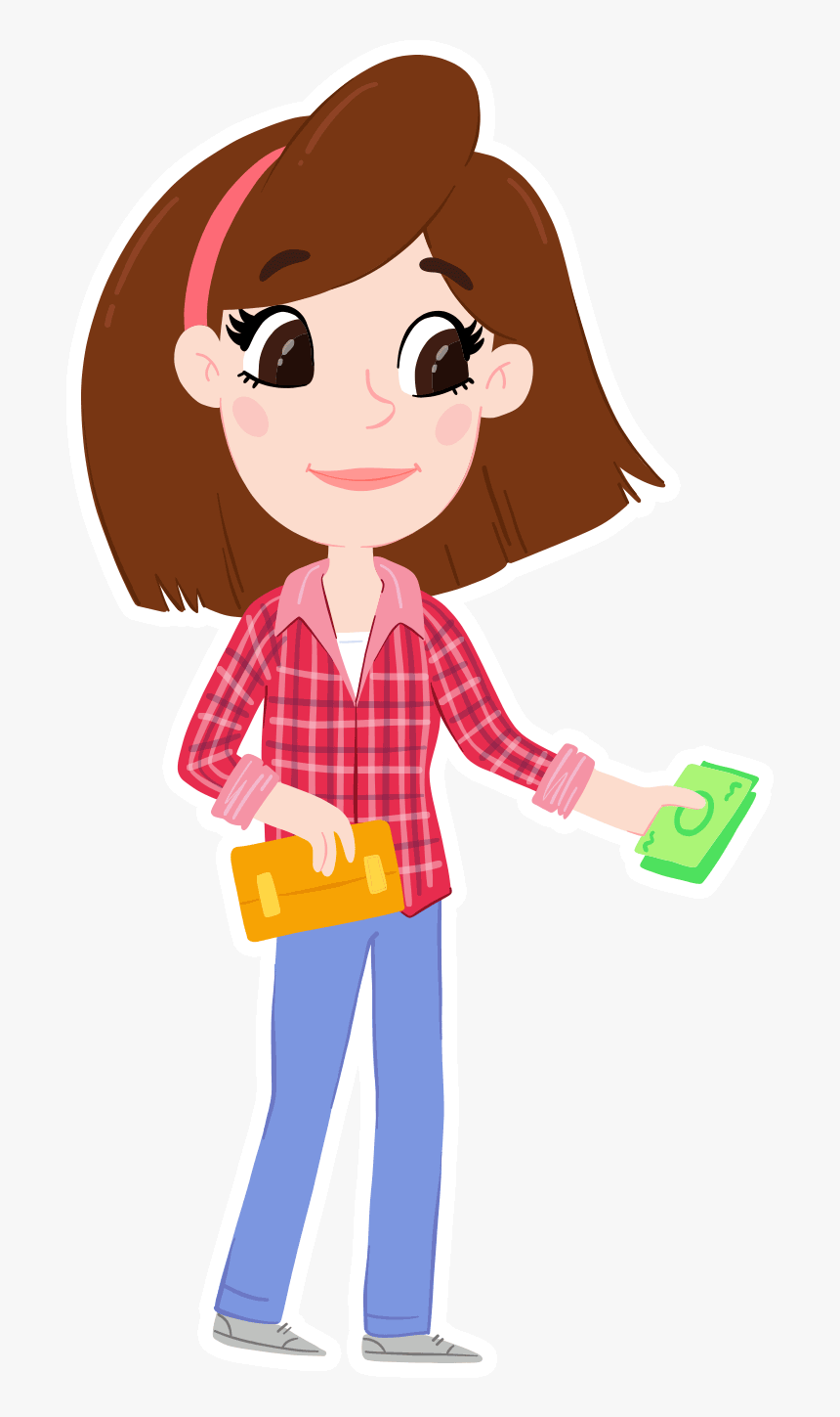 Kate Money - Cartoon, HD Png Download , Transparent Png Image - PNGitem