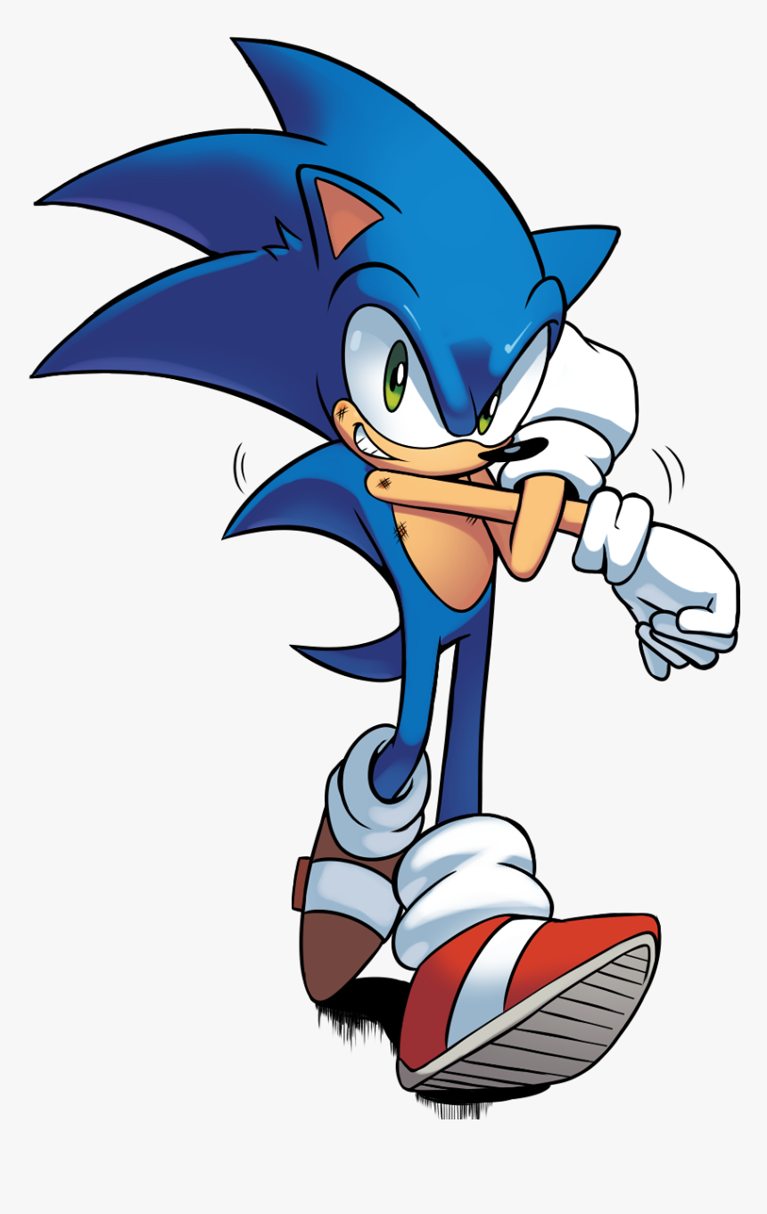 A Transparent Sonic From Archie Sonic Online - Archie Sonic, HD Png ...