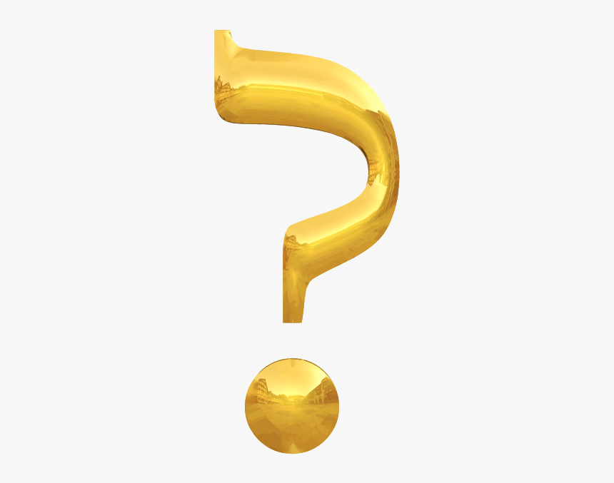 Question Mark In Golden Color - Golden Question Mark Png, Transparent ...