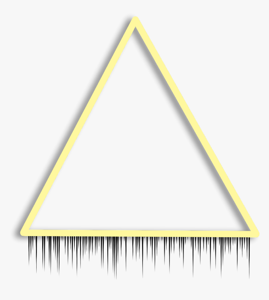 #freetoedit #neon #triangle #yellow #glow #frame #border - Yellow ...