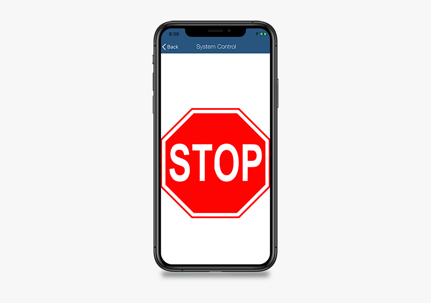 Mobile System Control App Stop - Smartphone, HD Png Download ...